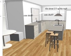 Diagonal angled corner counter - love or hate? | Houzz Forum