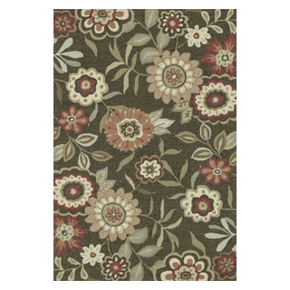 Loloi Francesca Fc02 Red Rug 7'6"x9'6", 3'0"x3'0" - Contemporary - Area ...