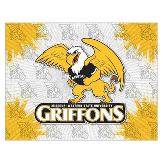 Missouri Western State Logo Canvas, 20"x15" - Eclectic - Prints And ...