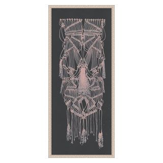 Macrame On Grey 1, Giclee Reproduction Artwork, 21.5x49.5 ...