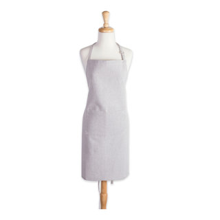 DII Stone Brown Solid Chambray Chef Apron - Contemporary - Aprons - by ...
