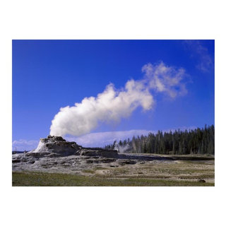"Castle Geyser, Yellowstone National Park, Wyoming" Paper Art, 18"x14 ...