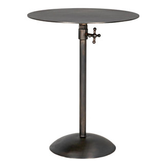 Felix Collection Gunmetal Side Table - Industrial - Side Tables And End ...