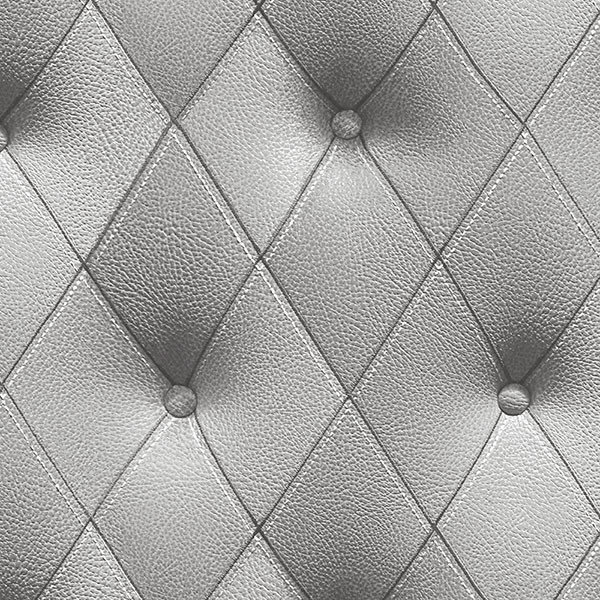 Modern Button-Back Tufted Upholstery Pattern Wallpaper, 1 Bolt ...