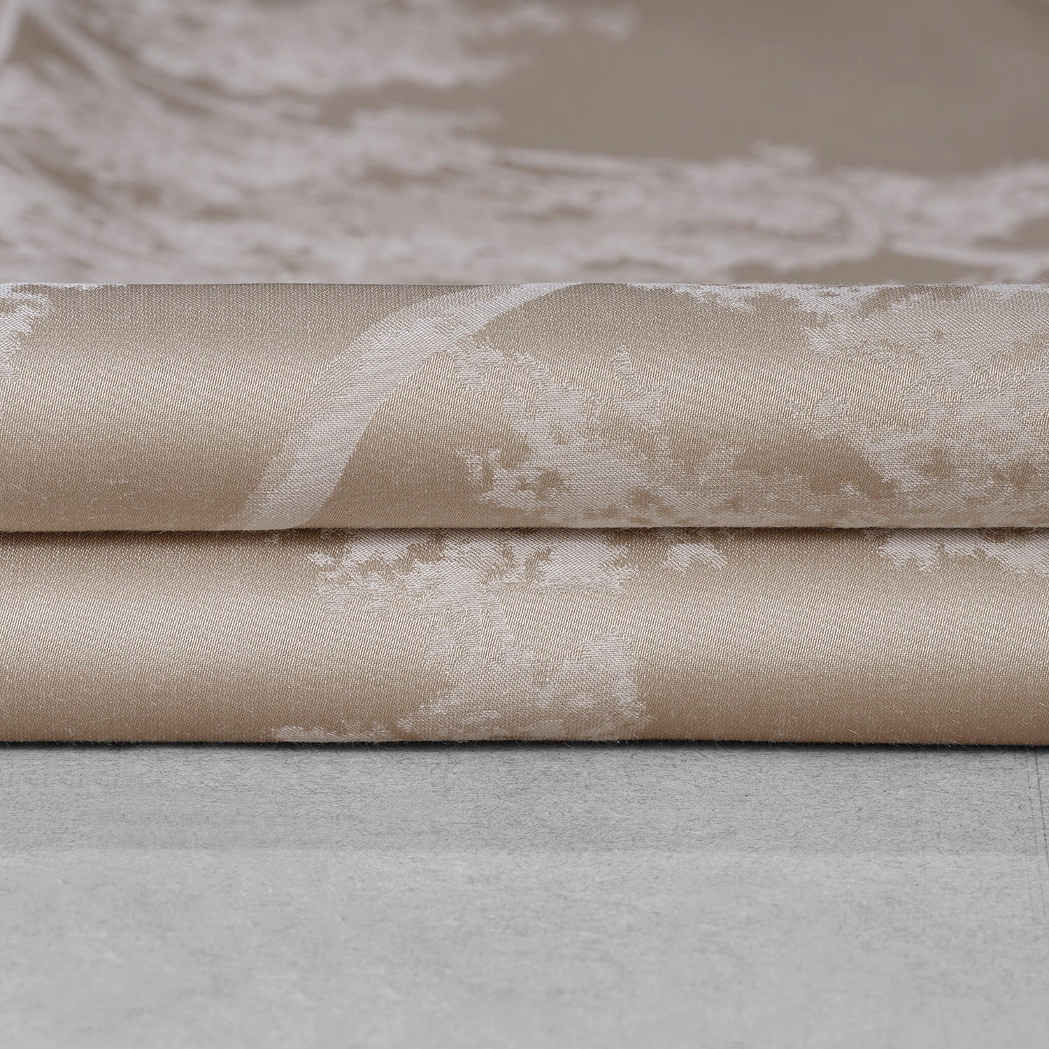 Sequoia Sand Beige Faux Silk Jacquard Fabric Sample, 4Wx4L, 4W x 4L ...