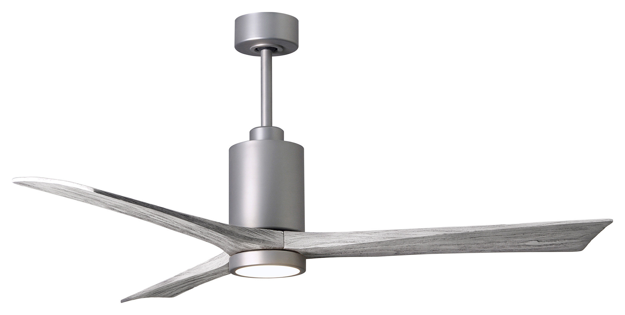 Patricia 3-Blade Paddle Fan With Light Kit and Wood Blades, 60 ...