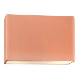 Ambiance ADA Outdoor Large Ceramic Rectangle Wall Sconce , LED ...