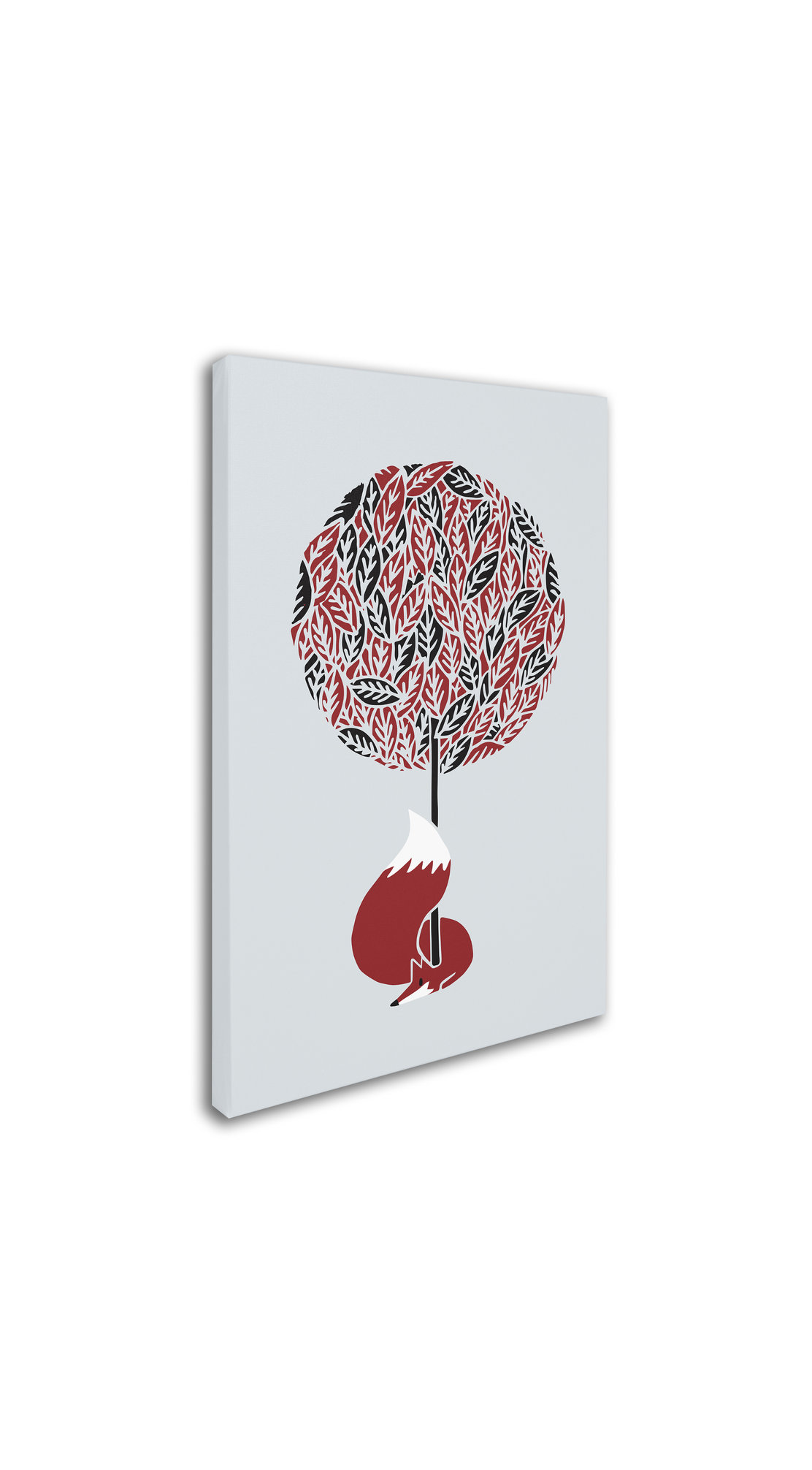 Robert Farkas 'Cherry Tree Fox' Canvas Art, 47 x 30 - Contemporary ...