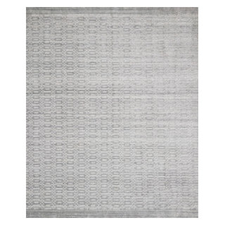 Loloi Len-01 Lennon Silver 2'0"x3'0" Rug, 2'0"x3'0" - Contemporary ...