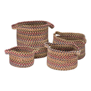 Colonial Mills Basket American Farmhouse Vintage Brick Round ...