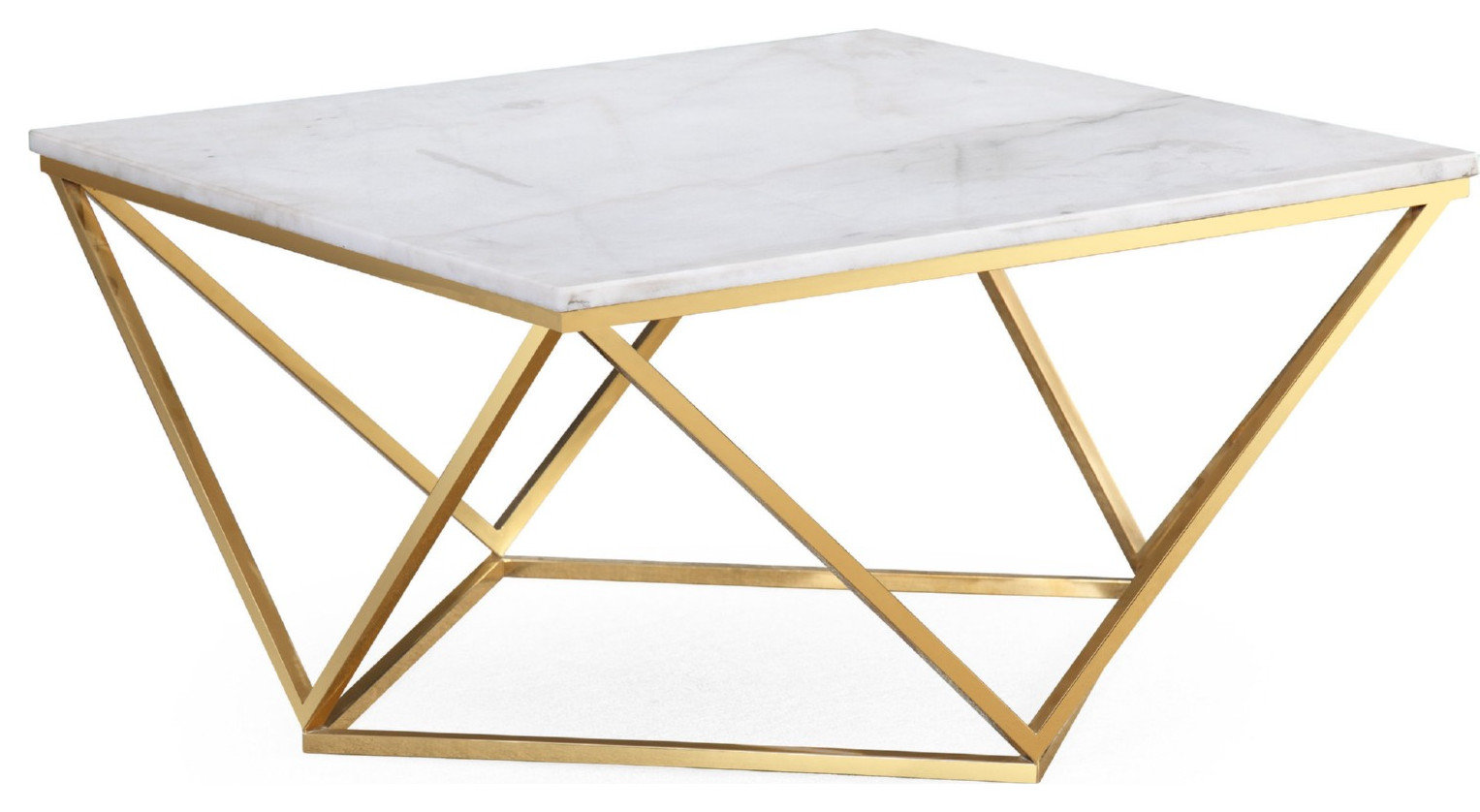 Jasmine Marble Coffee Table - Contemporary - Coffee Tables - by ...