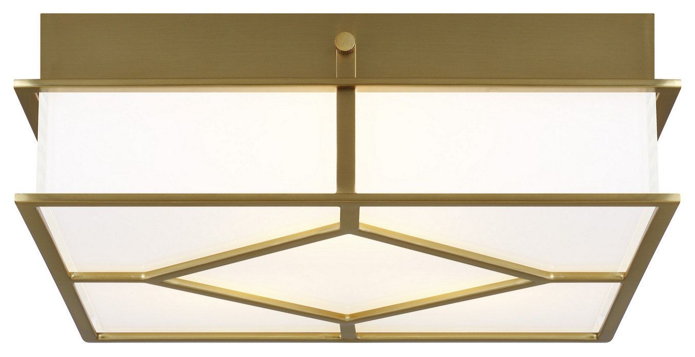 Visual Comfort Studio Transom Three Light Flush Mount - Transitional ...