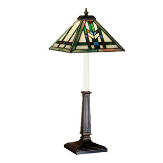 24.5"H Prairie Wheat Buffet Lamp - Craftsman - Table Lamps - by Meyda ...
