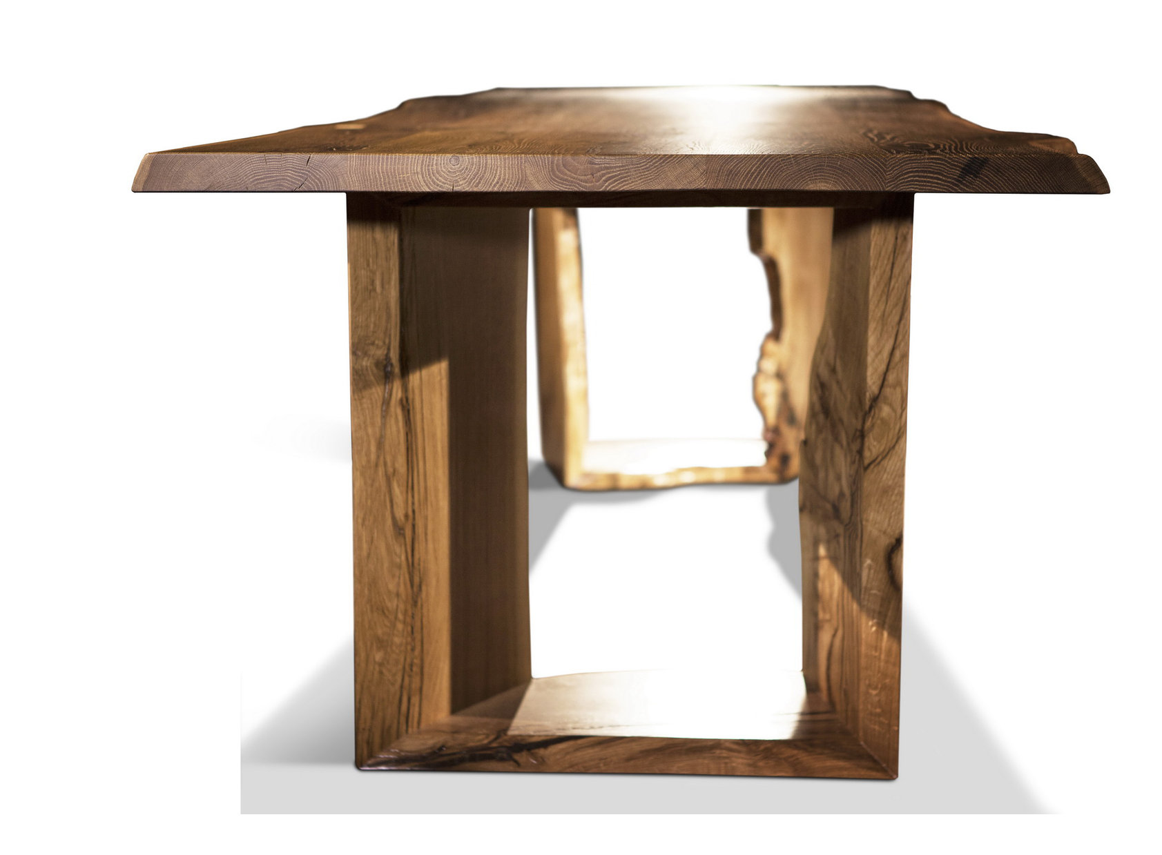 BAUM KANTE 260 Solid Wood Dining Table - Rustic - Dining Tables - by MAXIMAHOUSE | Houzz