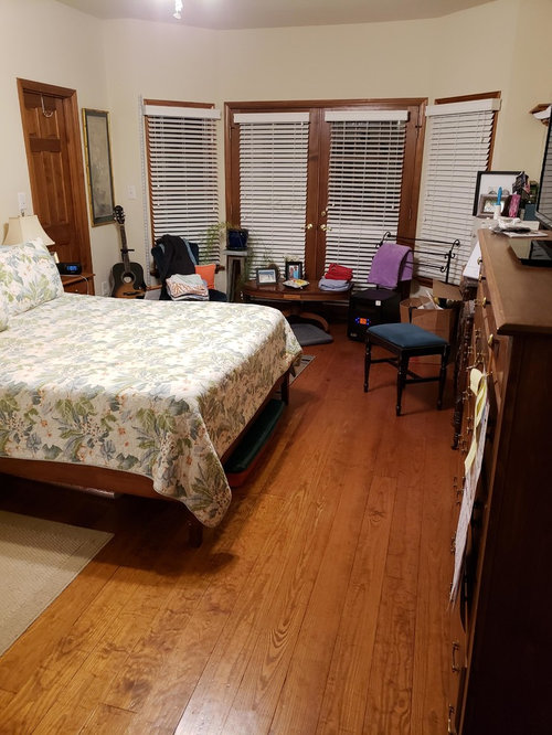 Room with too many doors! | Houzz Forum