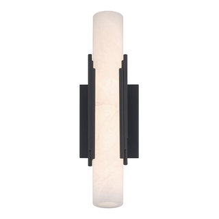 Venna, Outdoor , 16", Urban Bronze, Alabaster - Transitional - Outdoor ...