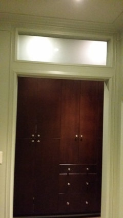 Window Trim - beige vinyl windows with wood stained trim?