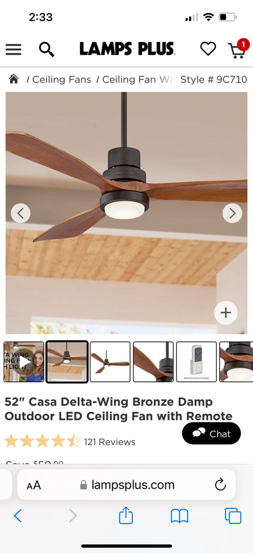 Which neutral fan for bedroom?