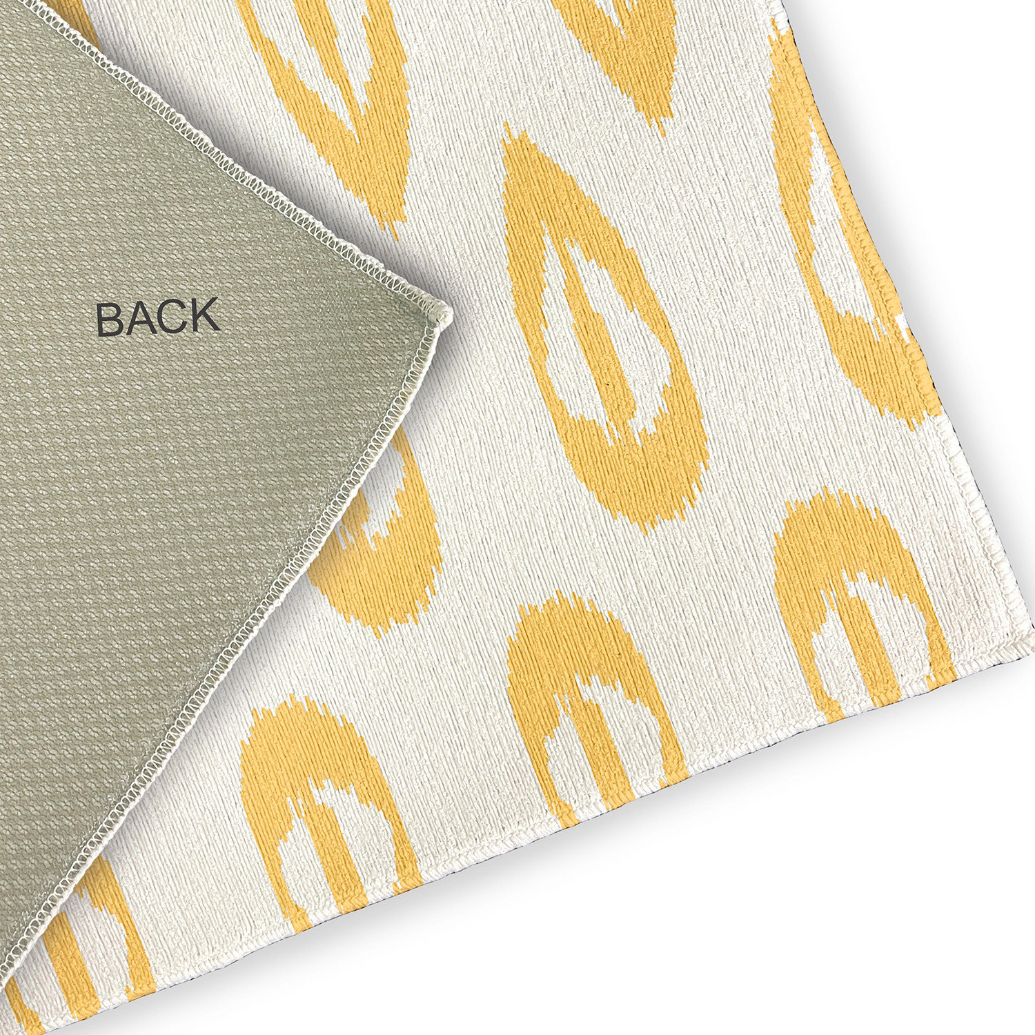 2' x 3' Ikat Tears Chenille Indoor/Outdoor Rug, 5'x7' - Mediterranean ...