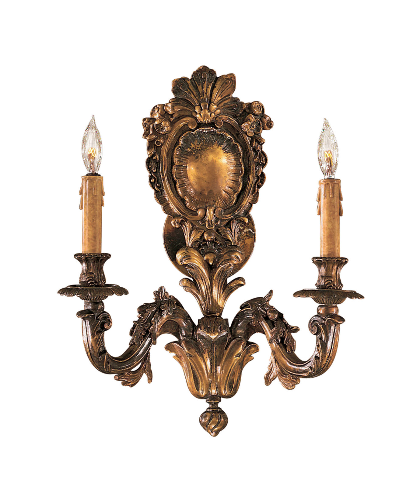 Metropolitan N2415 2 Light 14.25"W Candle-Style Double Wall ...