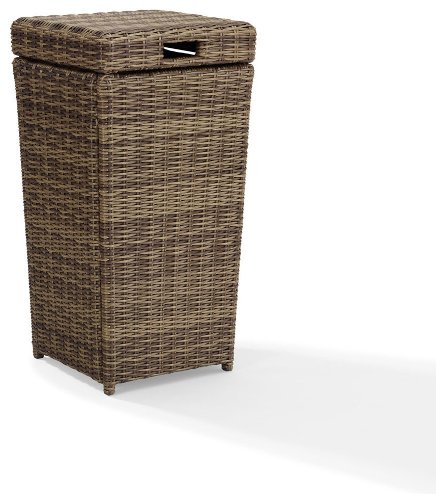 Bradenton Trash Can - Tropical - Outdoor Trash Cans - by Crosley | Houzz