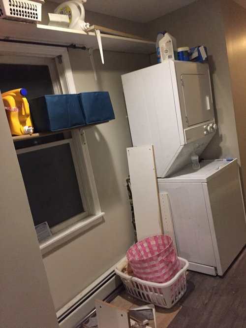 need a way to close up laundry area in hallway