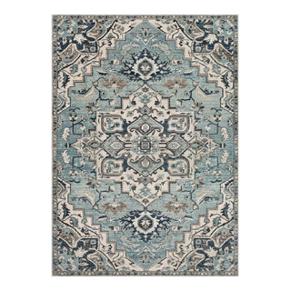 Machine Woven Mesopotamia Area Rug MEP-2311, 5'1"x7'4" - Mediterranean ...
