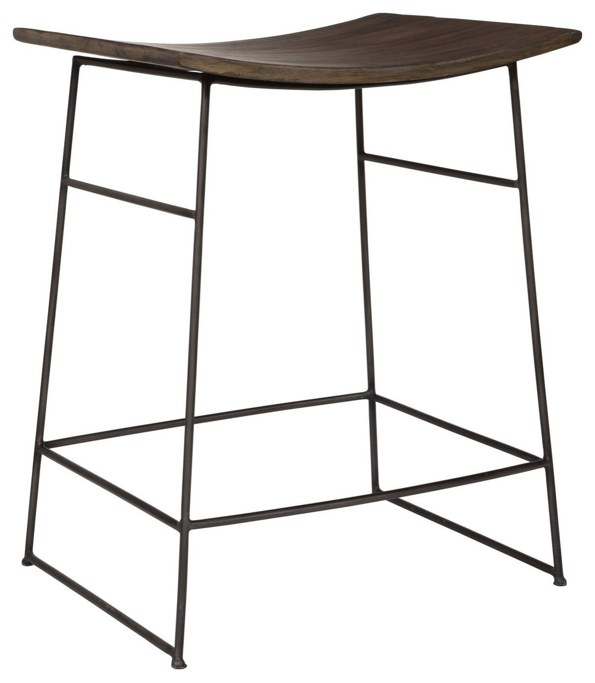 Uttermost 25299, Counter Stool, Thura, Dark Gunmetal - Modern - Bar ...
