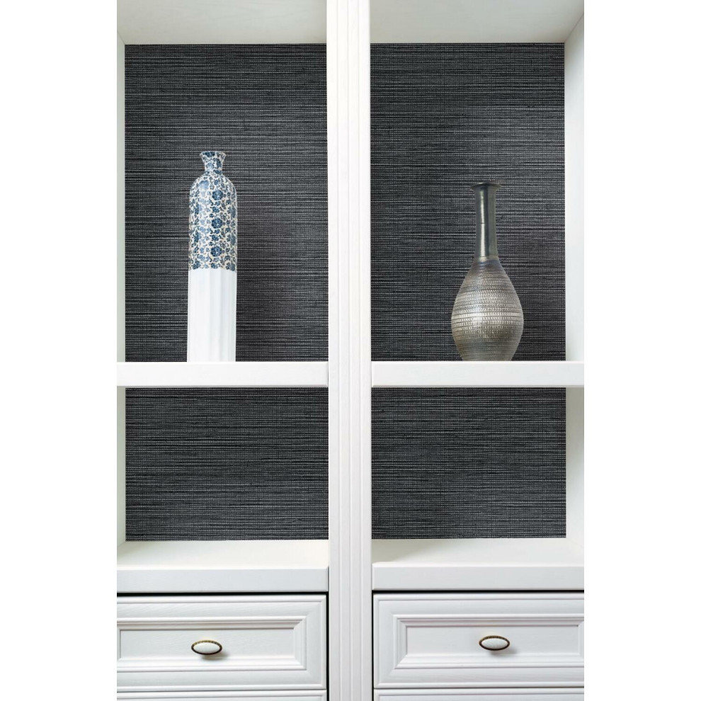 Shining Sisal Wallpaper - Transitional - Wallpaper - by York ...