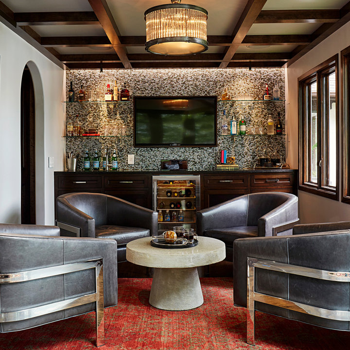 75 Single-Wall Home Bar Ideas You'll Love - February, 2026 | Houzz