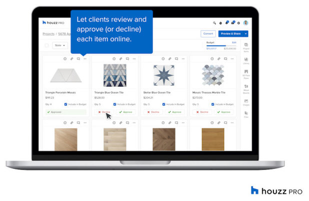 Houzz Launches Selections for Houzz Pro