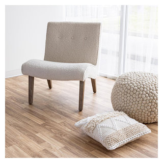 Fifi Accent Chair – Cream Boucle - Midcentury - Living Room - Vancouver ...