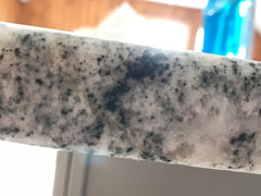 Help! New granite counters installed cracked or fissure?