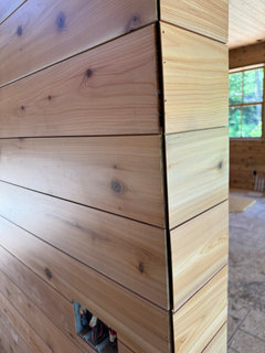 Corner detail on horizontal wood siding | Houzz Forum