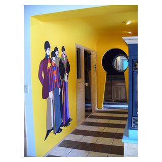 Beatles-Themed Home - Eclectic - Bathroom - Other - by Jil Gordon ...