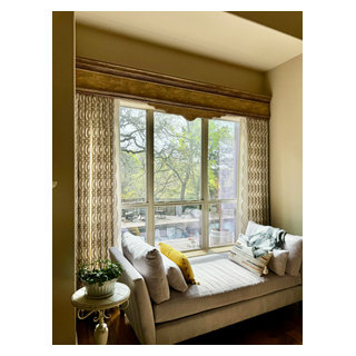 Custom Drapery - Transitional - Living Room - Dallas - by Custom ...