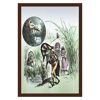 Mr. Frog Going Home, 20" x 30" - Traditional - Prints And Posters - by ...