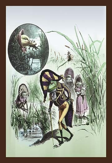 Mr. Frog Going Home, 20" x 30" - Traditional - Prints And Posters - by ...