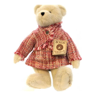 Boyds Bears Plush 14.00in Paige T Bearringer, Fabric, Web Exclusive ...