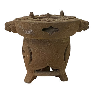 Vintage Iron Metal Finish Rustic Ding Burner Shape Small Figure Hws3446 ...