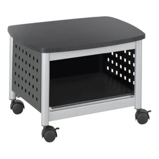 Scranton & Co Under-Desk Printer Stand in Black - Contemporary - Office ...