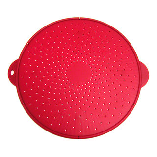 Norpro Red Silicone 11.5 Inch Medium Splatter Screen - Contemporary ...