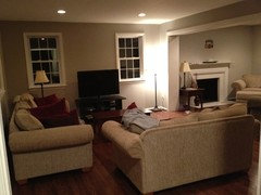 Need help with room layout for two adjoining rooms