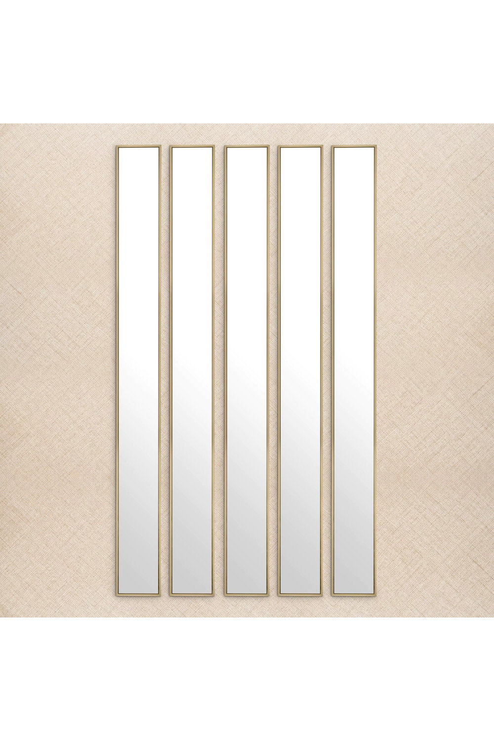 Elongated Brass Framed Mirror | Eichholtz Redondo - Contemporary - Wall ...