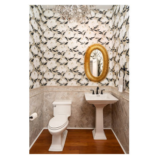 Modern Townhouse Bold Redesign - Modern - Powder Room - Philadelphia ...