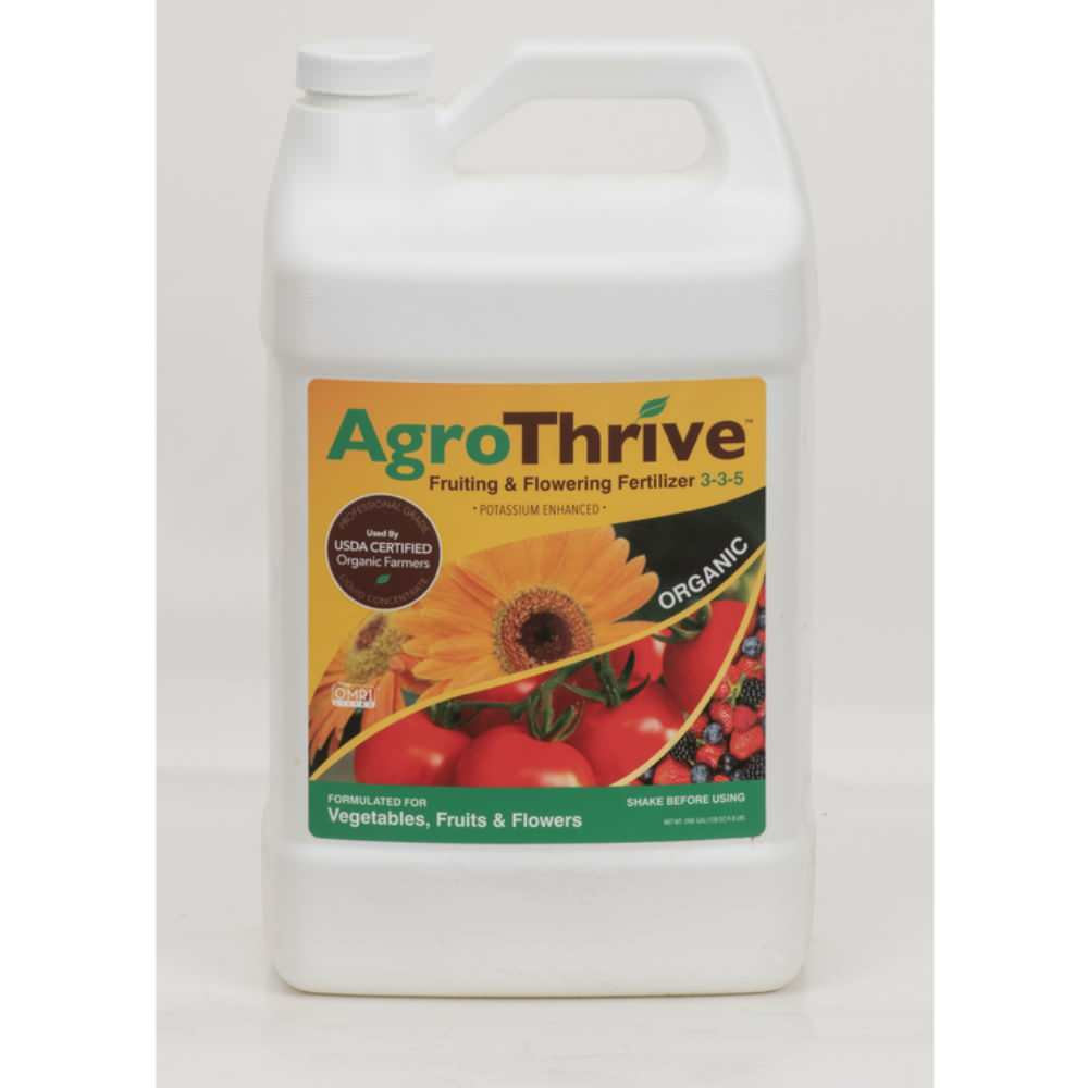 AgroThrive ATFF1128 Fruiting and Flowering Organic Liquid Fertilizer, 1 ...
