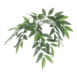 Vickerman TEX1470 7' Artificial Smilax Green Executive Rattan Basket ...