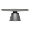 Taji Grey Ceramic Dining Table, HGNE323 - Transitional - Dining Tables ...