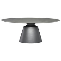 Taji Grey Ceramic Dining Table, HGNE323 - Transitional - Dining Tables ...