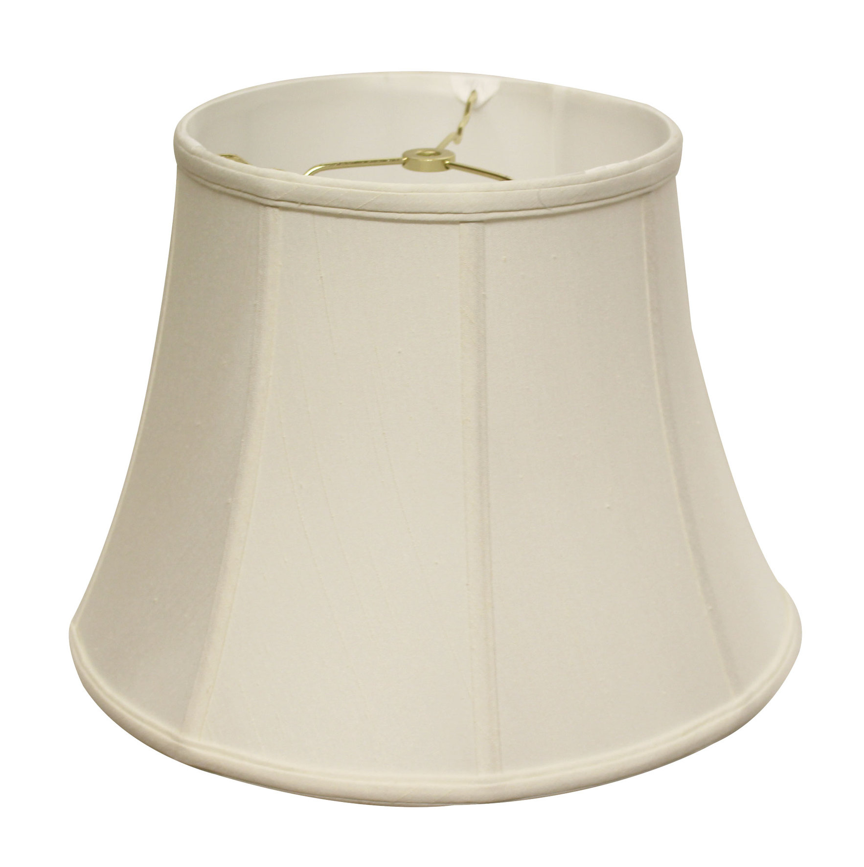 Slant Modified Bell Softback Lampshade With Washer Fitter, White ...